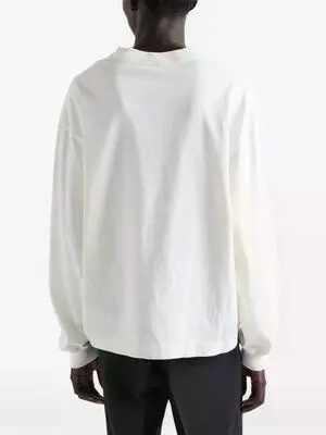 Prada Long-sleeved Cotton T-shirt