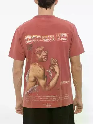 Off-White Logo-print Bacchus-print T-shirt