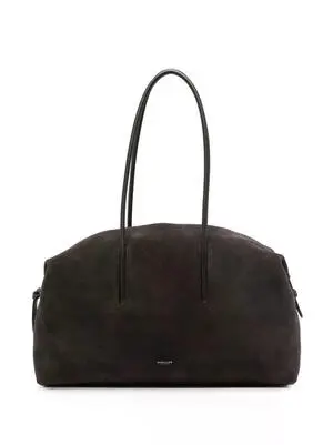DEMELLIER Stockholm Suede Shoulder Bag - Brown