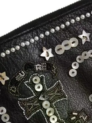 Dsquared2 Sequin-embellished Chain-link Wallet