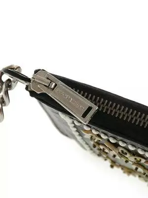 Dsquared2 Sequin-embellished Chain-link Wallet
