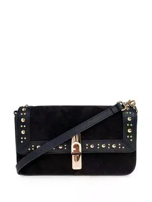 Furla Iride Studded Shoulder Bag - Blue