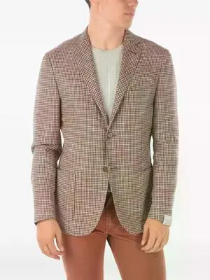 Corneliani Pied-de-poule Single-breasted Blazer