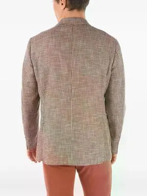 Corneliani Pied-de-poule Single-breasted Blazer