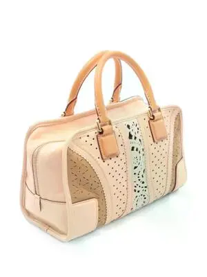 Loewe 2010s Amazona 28 Perforated Tote Bag