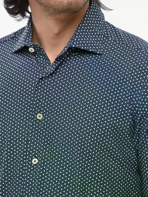 ALESSANDRO GHERARDI Patterned-fabric French-collar Shirt