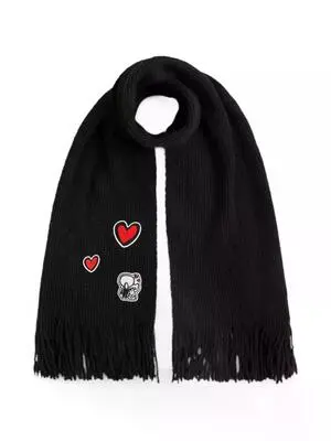 Karl Lagerfeld Ikon Furry Patch Scarf