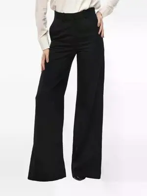 Stella McCartney Dolce Wool Palazzo Trousers - Black