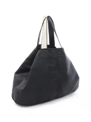 Prada 2000s Triangle Logo Tote Bag
