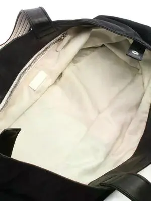 Prada 2000s Triangle Logo Tote Bag