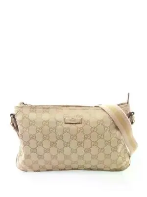 Gucci 2000s Gg Canvas Shoulder Bag - Neutrals
