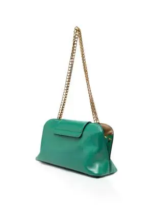 Versace Small Logo-plaque Leather Shoulder Bag