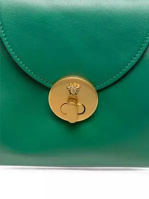 Versace Small Logo-plaque Leather Shoulder Bag