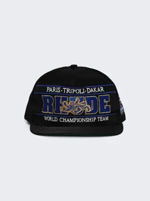 Rhude Chrono Trucker Hat And Blue - Black