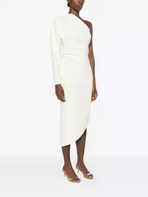 Federica Tosi One-shoulder Draped Asymmetric Dress