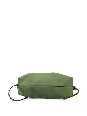 Loewe 1980s Flamenco Knotted Shoulder Bag - Green