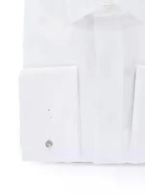 Corneliani Concealed-placket Poplin Shirt
