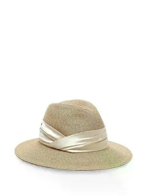 Eugenia Kim Courtney Ribbon-trim Hat - Neutrals