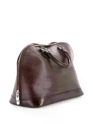 LOUIS VUITTON Epi Leather Alma Pm Satchel - Brown