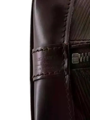 LOUIS VUITTON Epi Leather Alma Pm Satchel - Brown