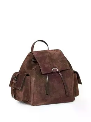 Brunello Cucinelli Suede Sartorial Backpack