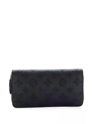 LOUIS VUITTON Zippy Wallet Mahina Leather Small Wallets