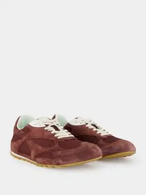 Bottega Veneta Orbit Flash Suede Sneakers