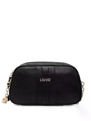Liu Jo Small Pebbled-effect Shoulder Bag - Black