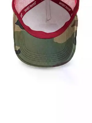 SWEET PANTS Logo Patch Mesh Panel Cap