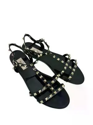 Valentino Garavani Rockstud Sandals - Black