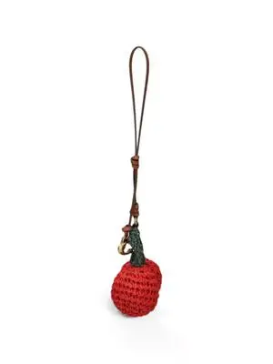 COACH Cherries Crocheted Bag Charm