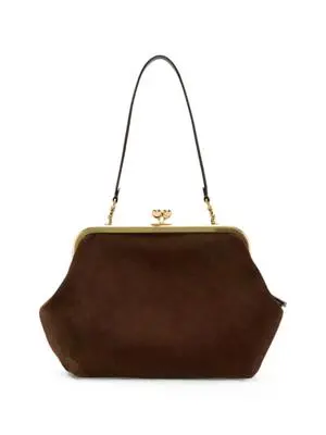 COACH Kisslock Frame Bag 27 - Brown