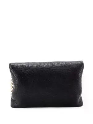 Saint Laurent Cassandra Pouch On Chain Leather Small Crossbody Bag - Black