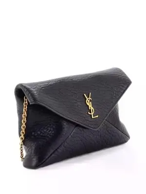 Saint Laurent Cassandra Pouch On Chain Leather Small Crossbody Bag