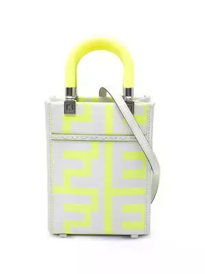 Fendi Leather Sunshine Shopper Tote