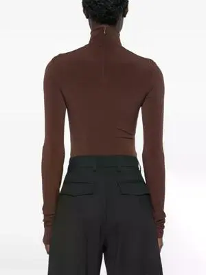 Andamane Ziggy High-neck Long-sleeve Bodysuit