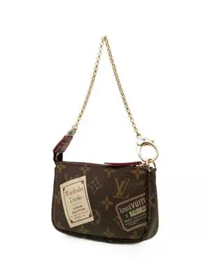 LOUIS VUITTON 2009 Monogram Trunks & Bags Mini Pochette Accessoires Handbag