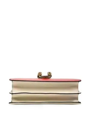 Gucci Leather Bamboo Dionysus Web Satchel - White