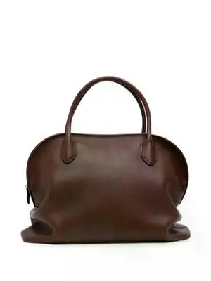 THE ROW 2010-2026 Leather Agnes 12 Handbag - Red