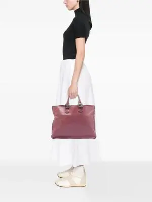Fendi Large Leather Tote Bag - Pink