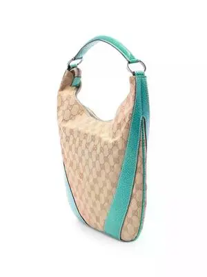 Gucci 2000-2015 Gg Canvas Hobo Bag - Blue