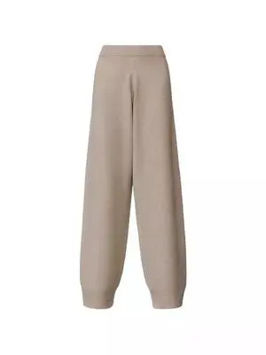 Fabiana Filippi Knitted Wide-leg Trousers - Brown