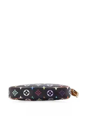 LOUIS VUITTON Pochette Accessoires Monogram Multicolor Clutch Bag