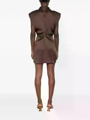 Federica Tosi Sleeveless High Neck Mini Dress
