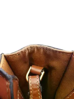 Celine 2000s Triomphe Mini Tote Bag - Black