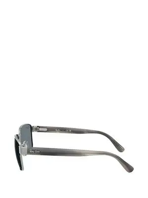 Ray-ban Rectangle-frame Sunglasses - Silver