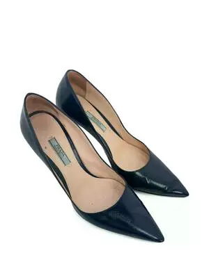 Prada Pointed-toe Patent Leather Stiletto Pumps