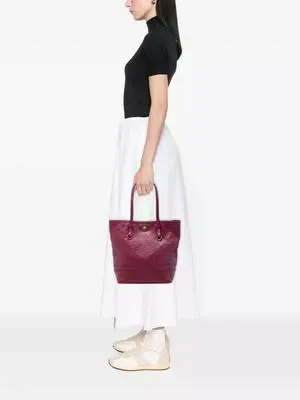 LOUIS VUITTON 2012 Monogram Empreinte Citadine Pm Tote Bag - Red