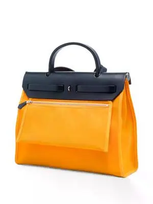Hermès 2016 Toile Verso Herbag Zip 31 Satchel