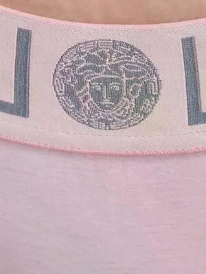 Versace Greca Medusa Thong - Pink